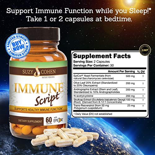 immune script with olive leaf benefits
