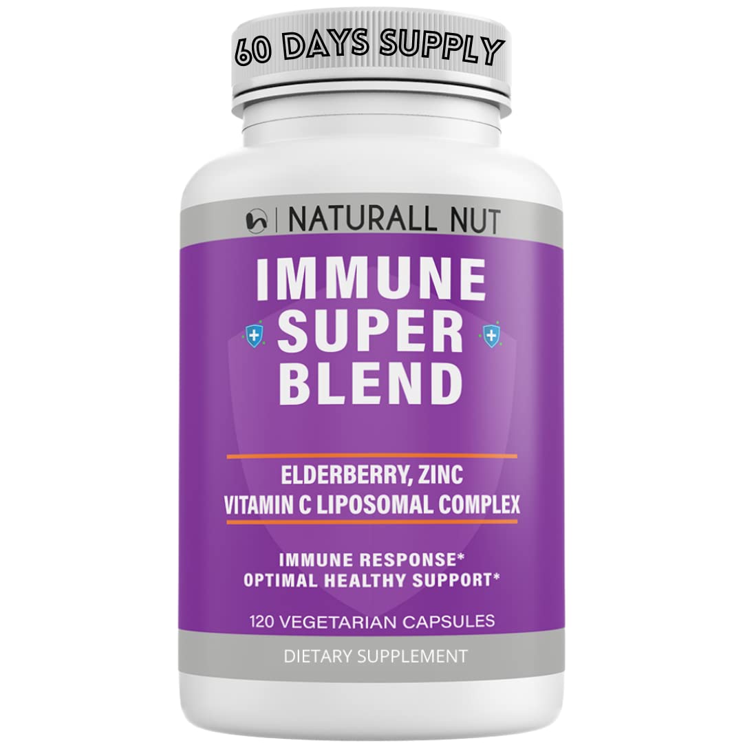 Immune Super Blend elderberry capsules