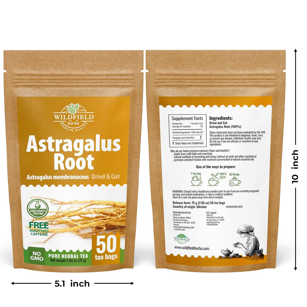 immune support astragalus root tea