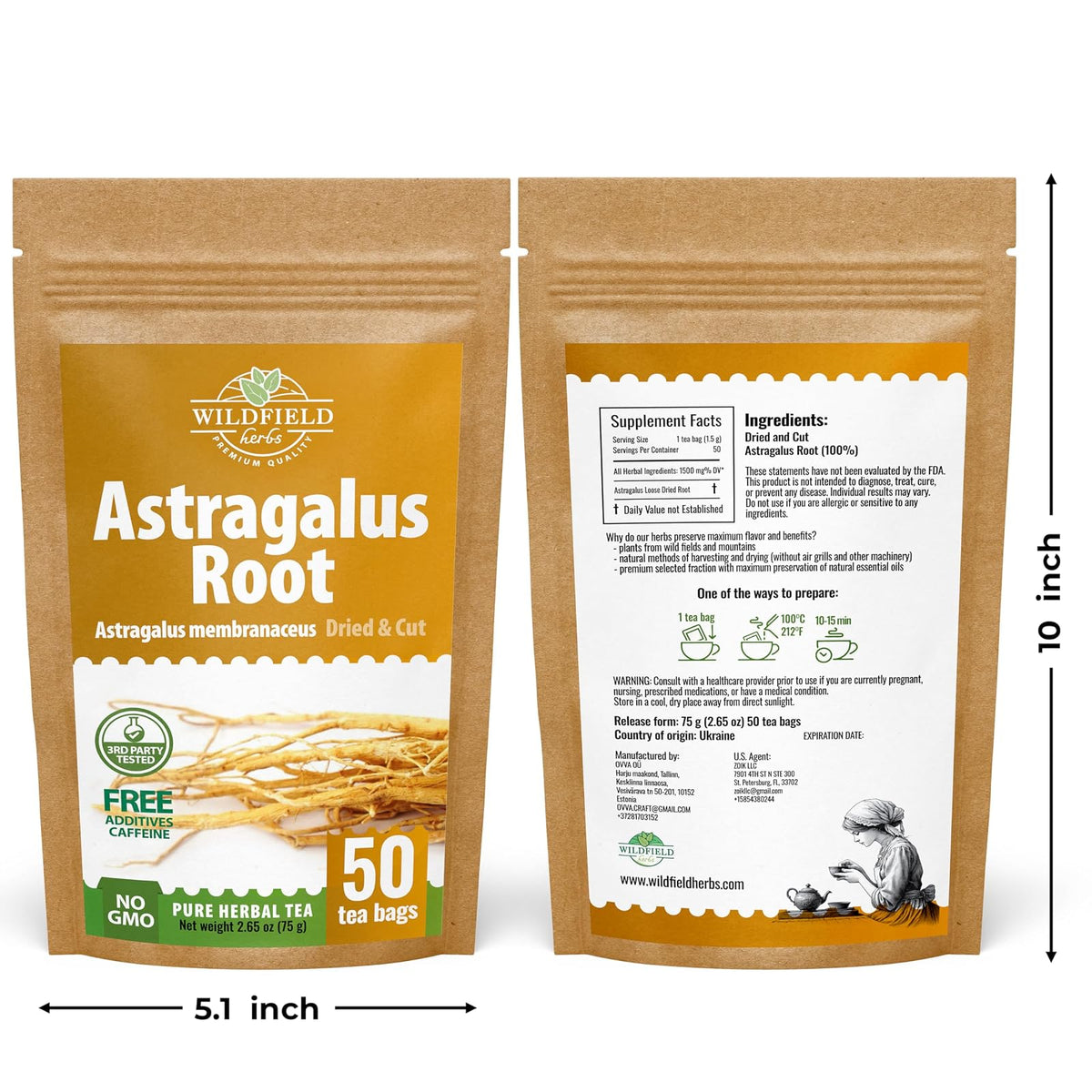 immune support astragalus root tea