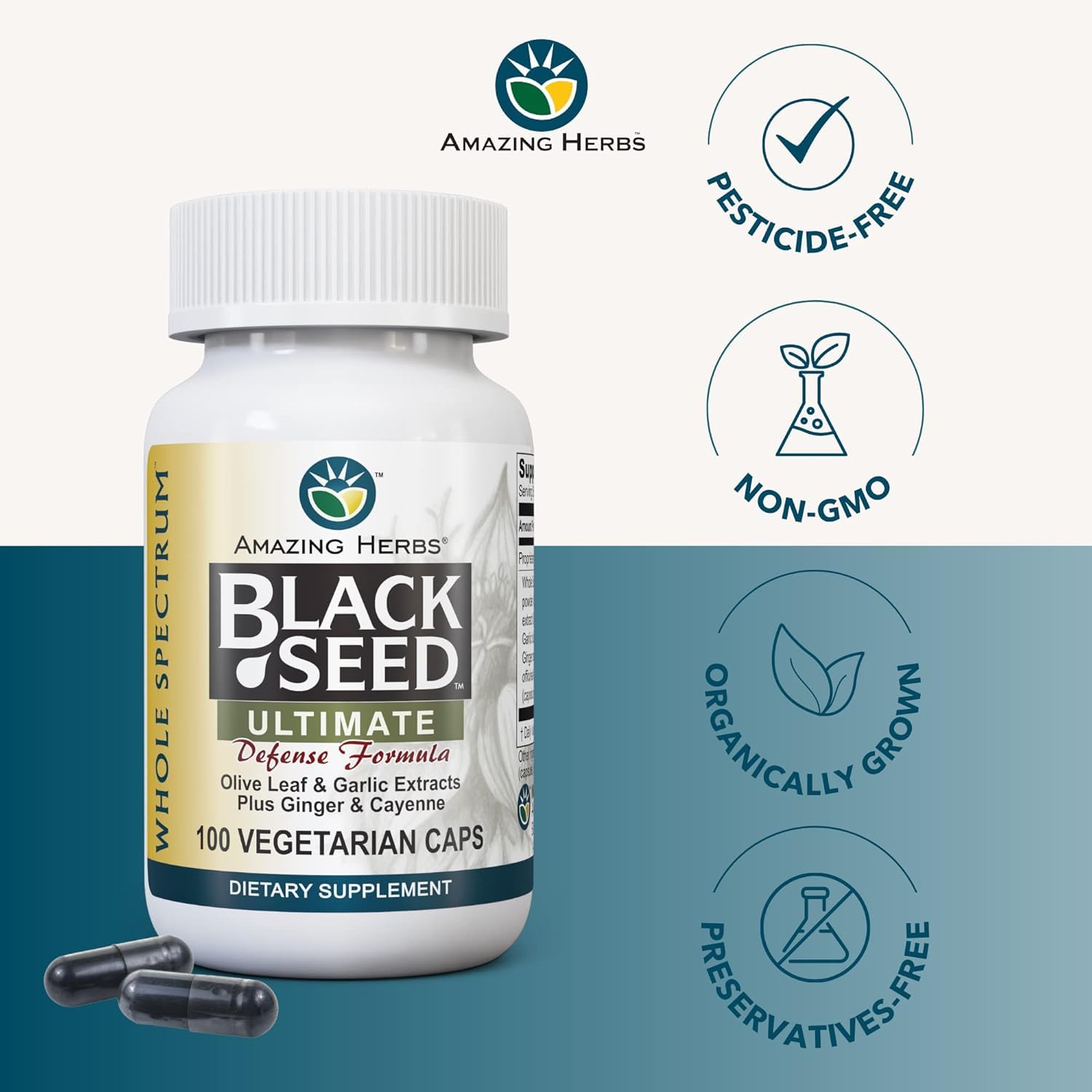 immune support black seed capsules