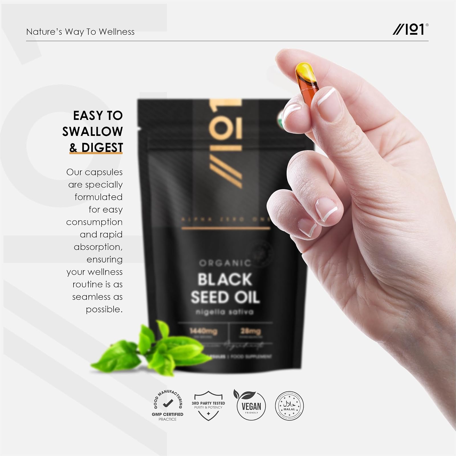 immune support black seed oil capsules