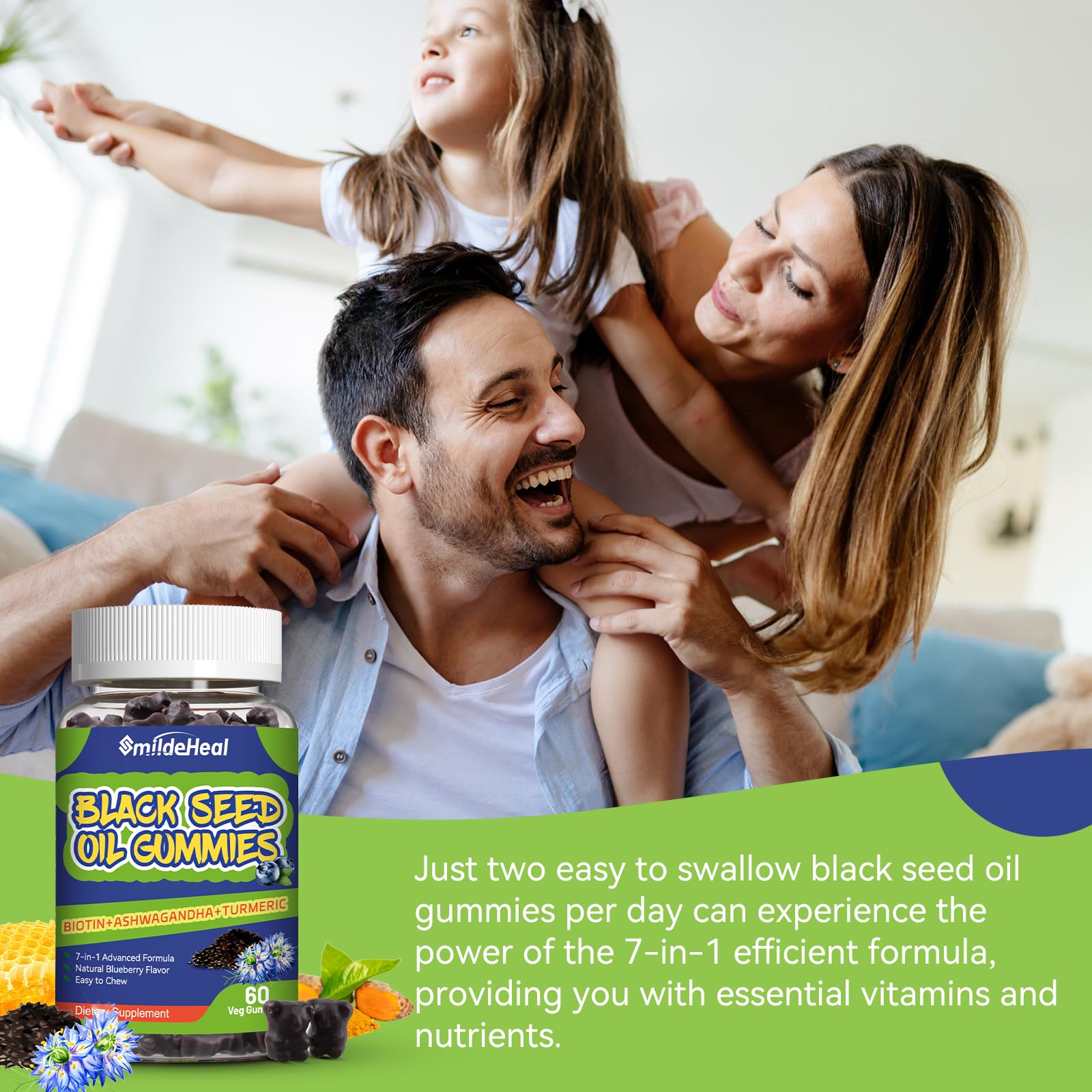 immune support black seed oil gummies