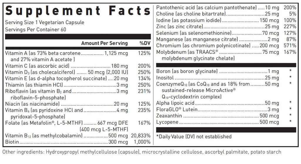 immune support blended vitamin capsules