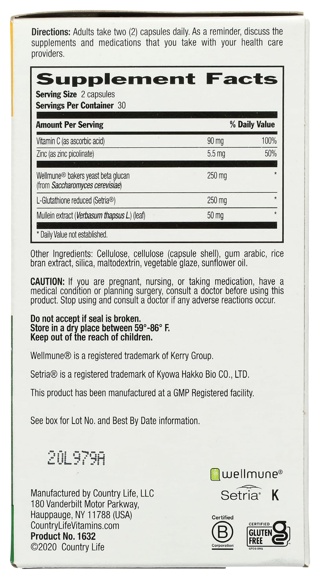 immune support blended vitamin formula