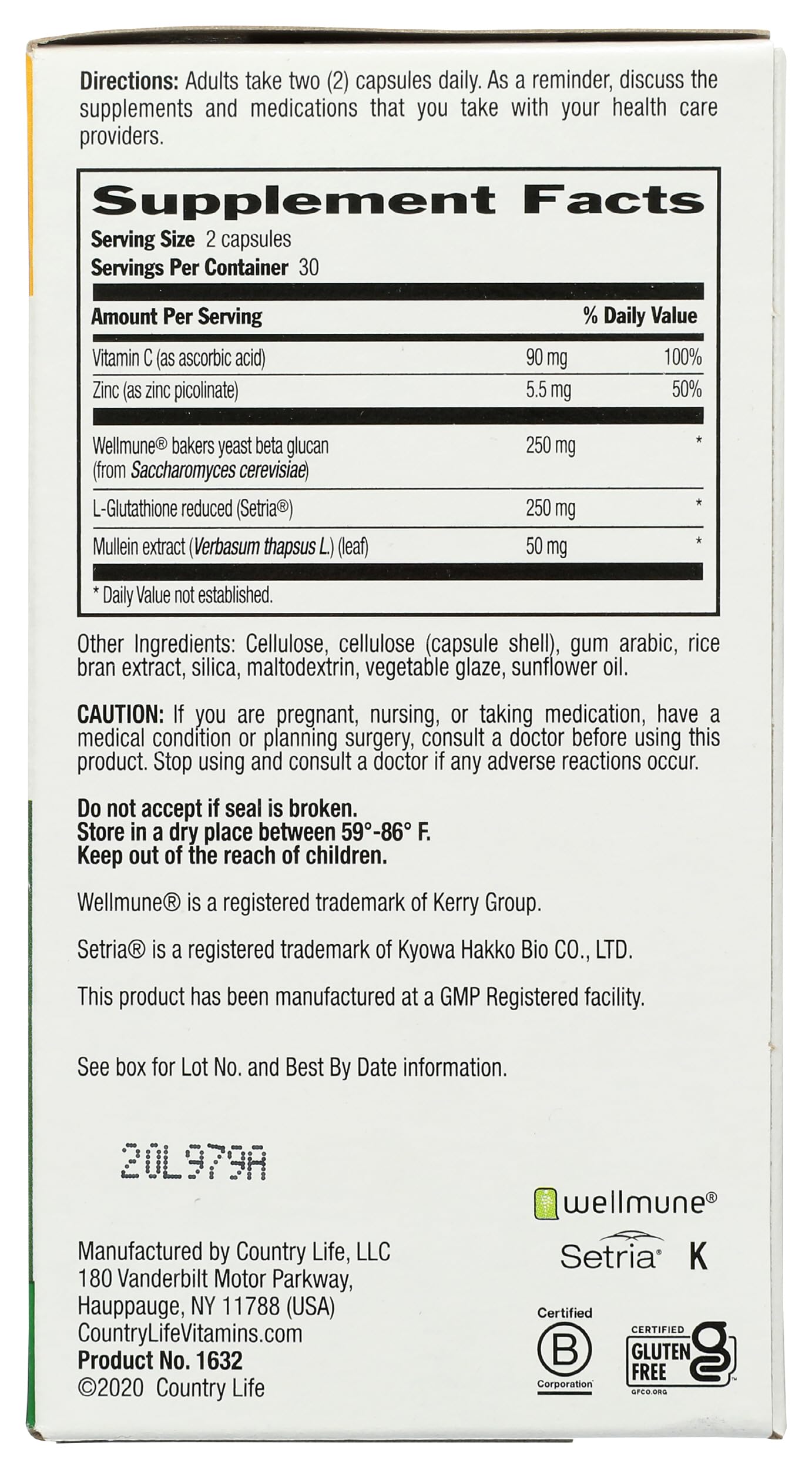 immune support blended vitamin formula