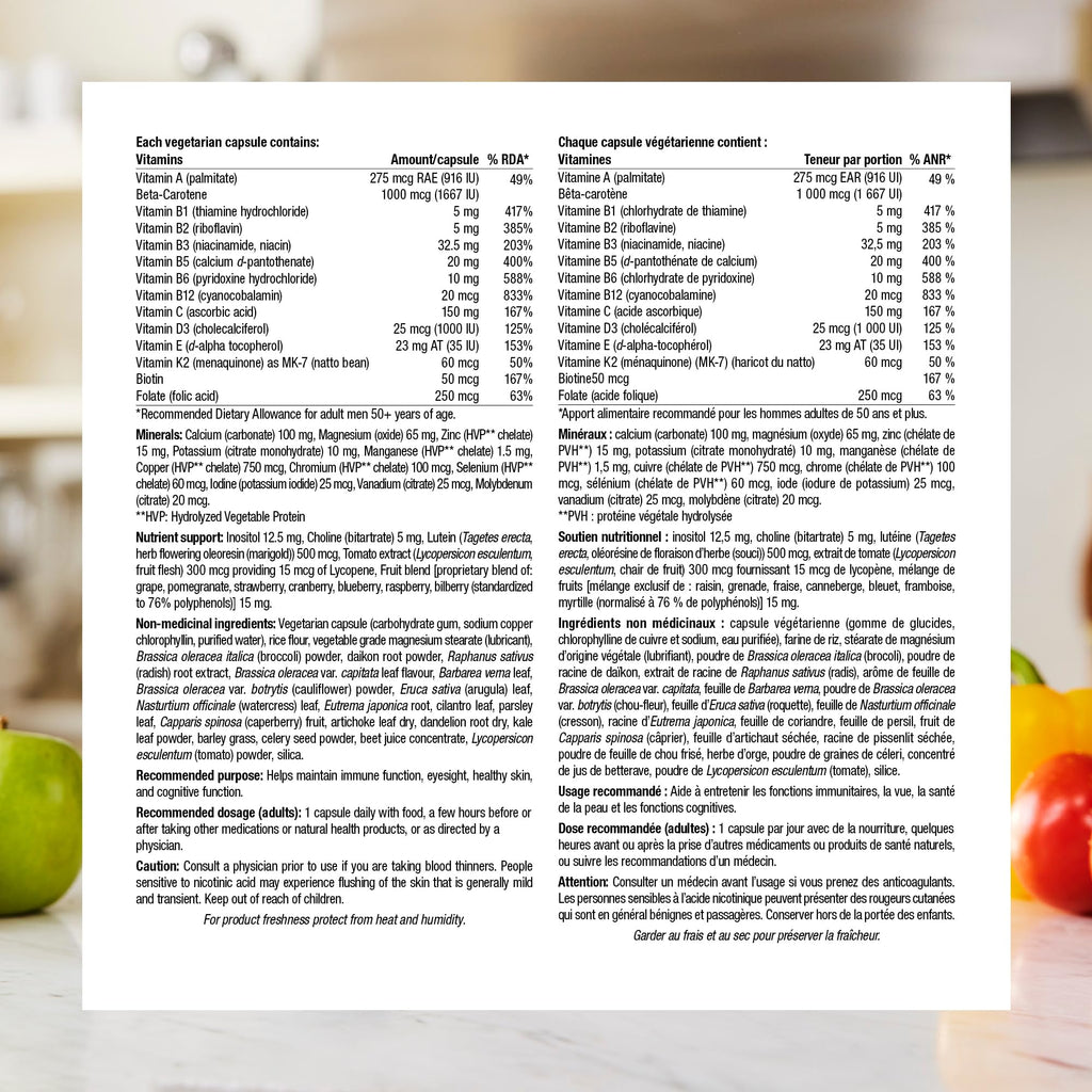 immune support blended vitamin formula