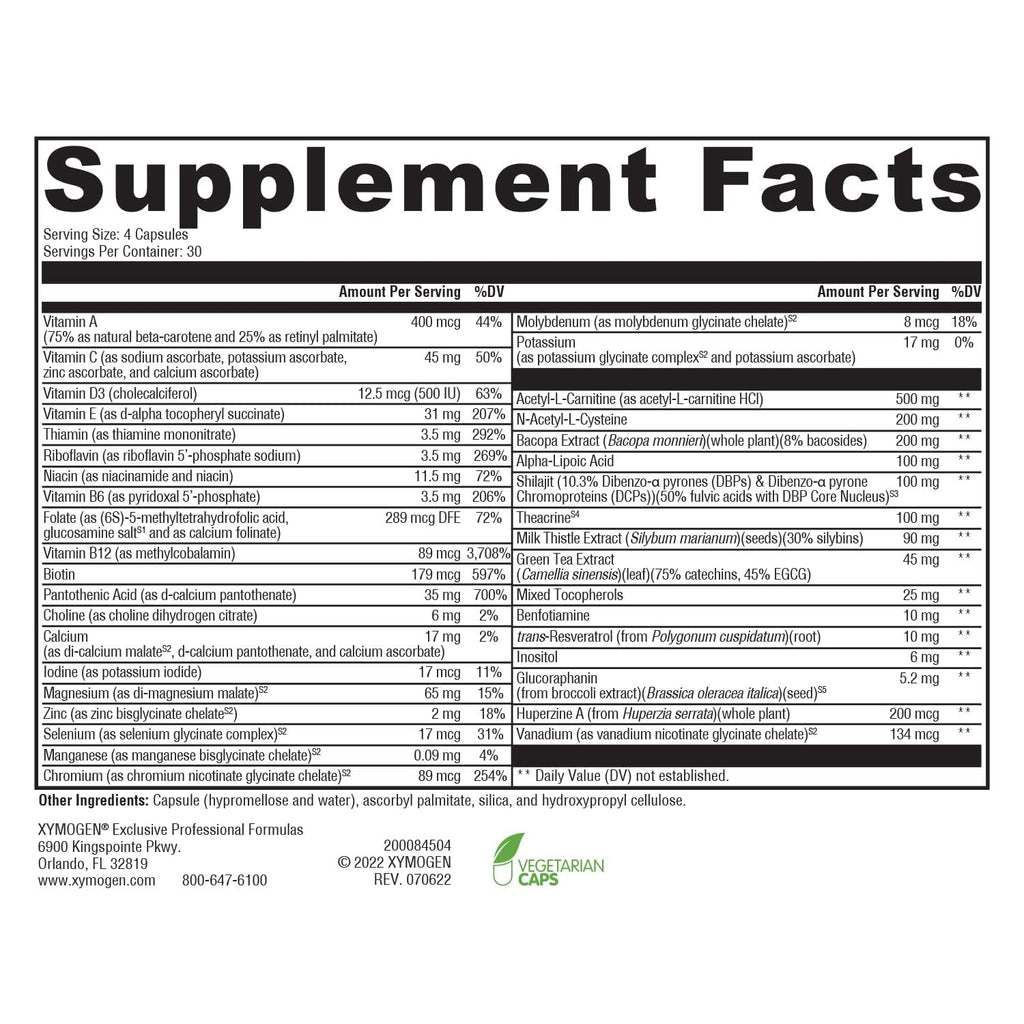 immune support blended vitamin & mineral supplements