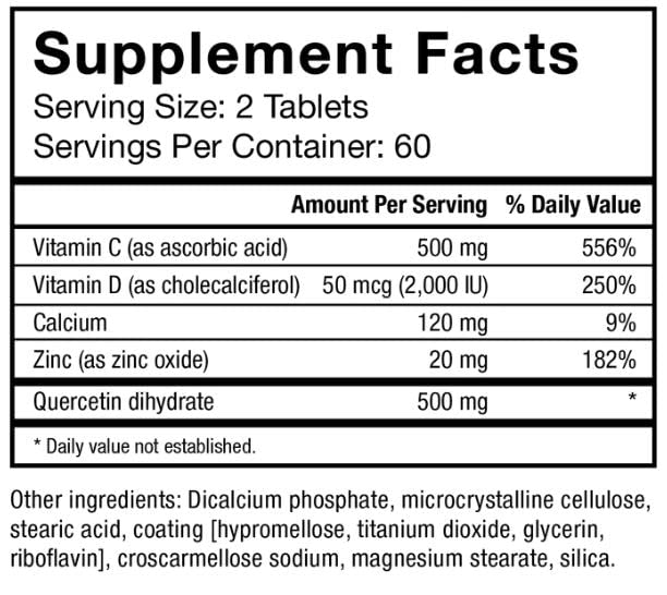 immune support blended vitamin & mineral supplements