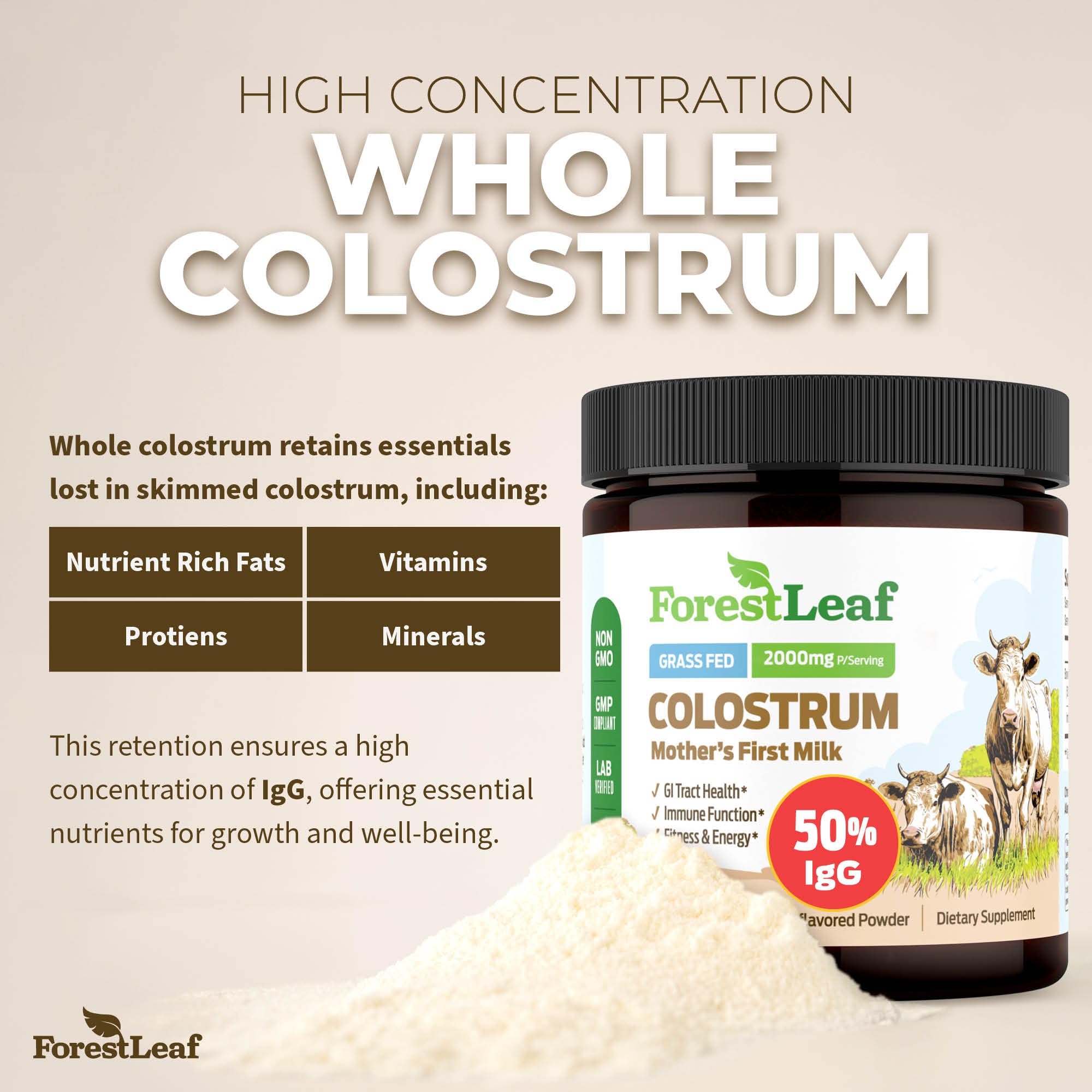 immune support blended vitamin powder