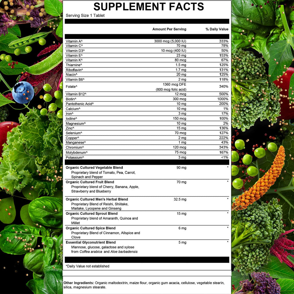 immune support blended vitamin tablets