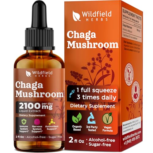 Immune support chaga mushroom drops