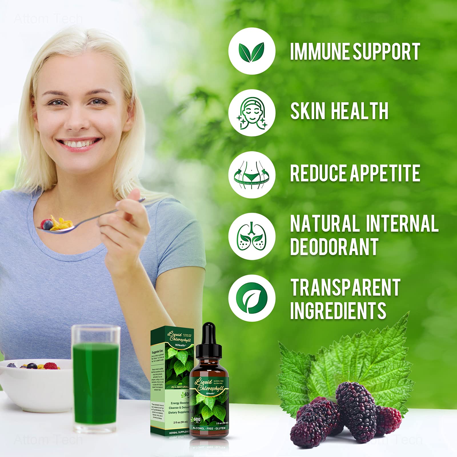 immune support chlorophyll drops