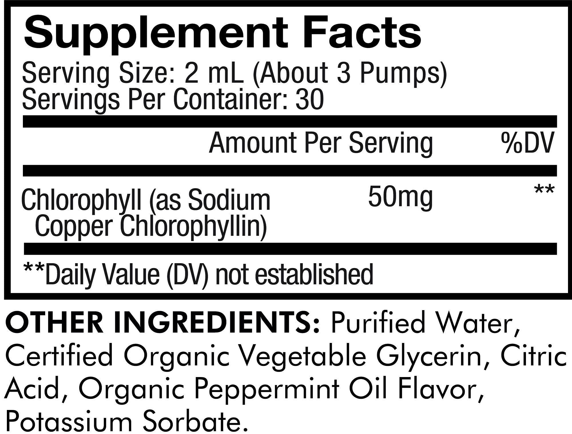 immune support chlorophyll drops