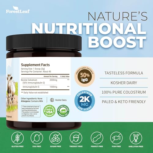 Immune support colostrum powder benefits