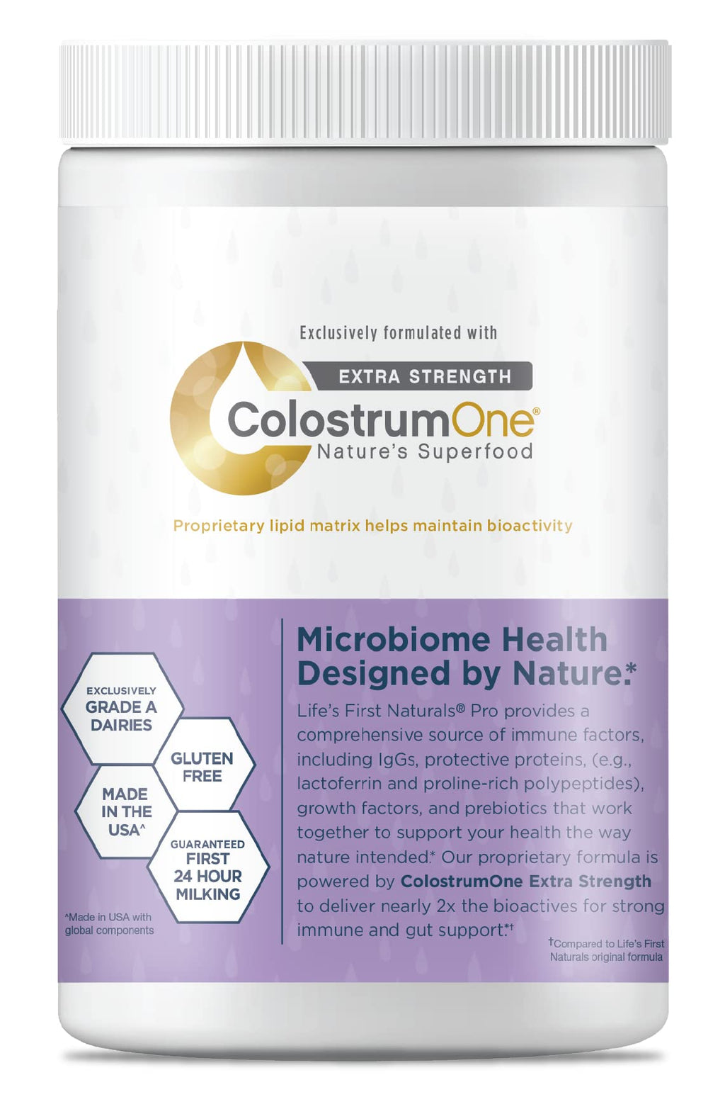 immune support colostrum powder for children
