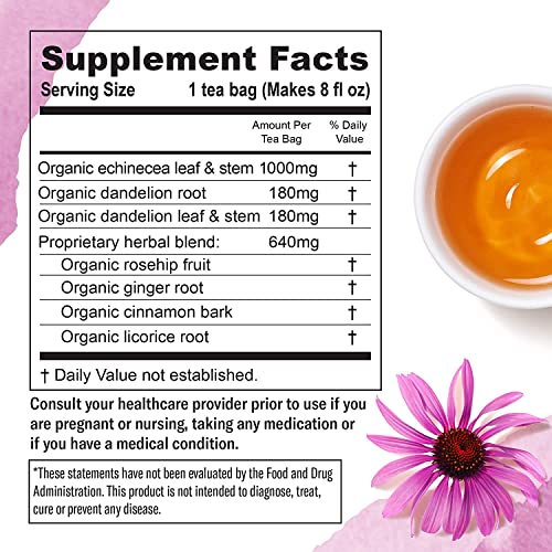 immune support echinacea tea bags