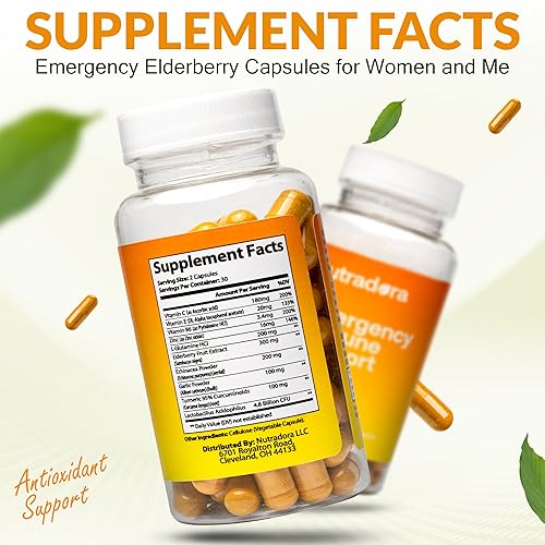 Immune support elderberry capsules Canada