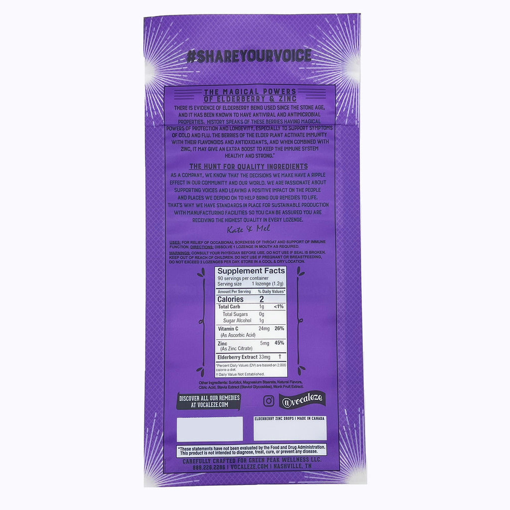immune support elderberry drops Canada