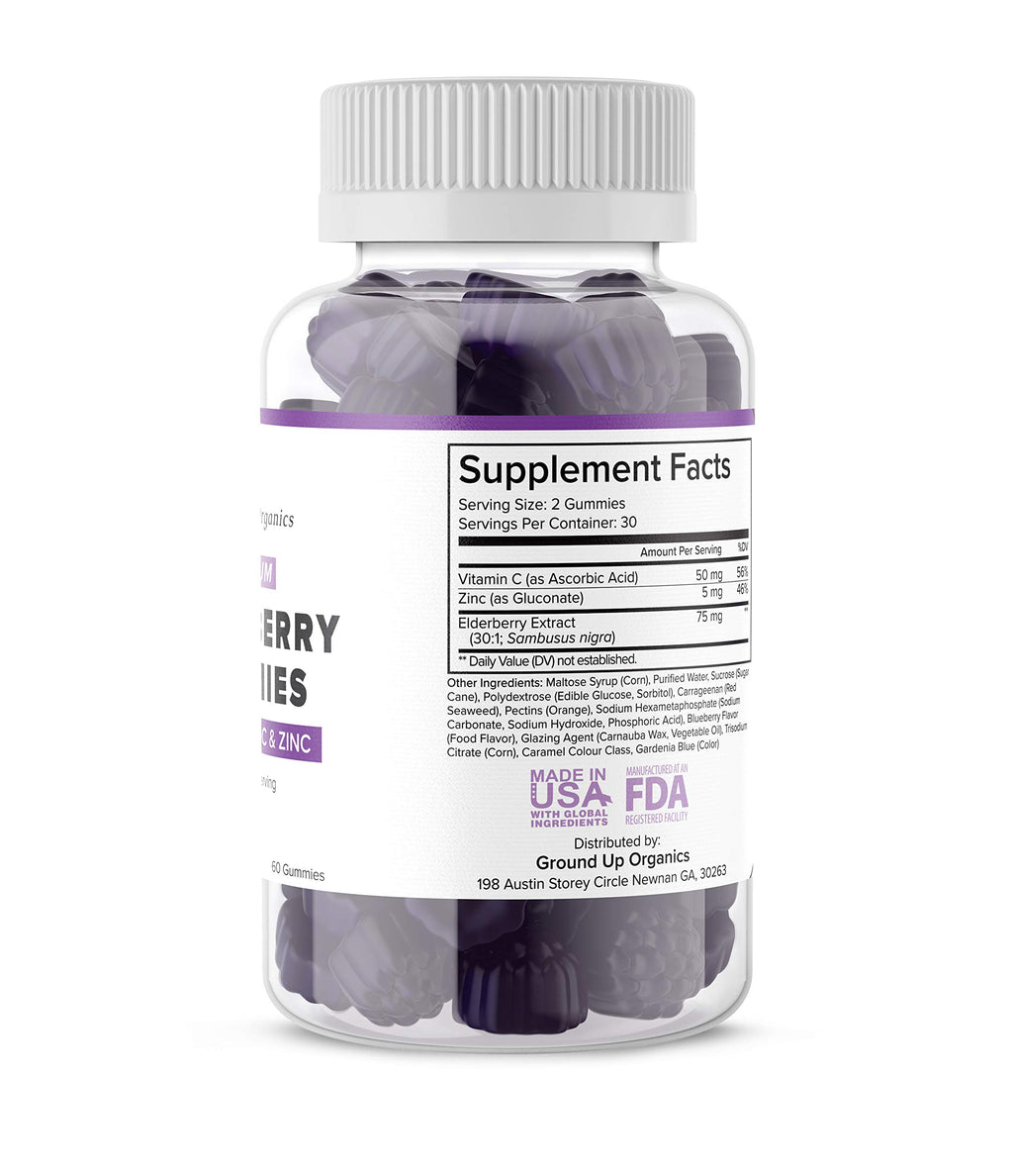 immune support elderberry gummies for adults