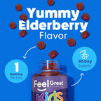 immune support elderberry gummies for children