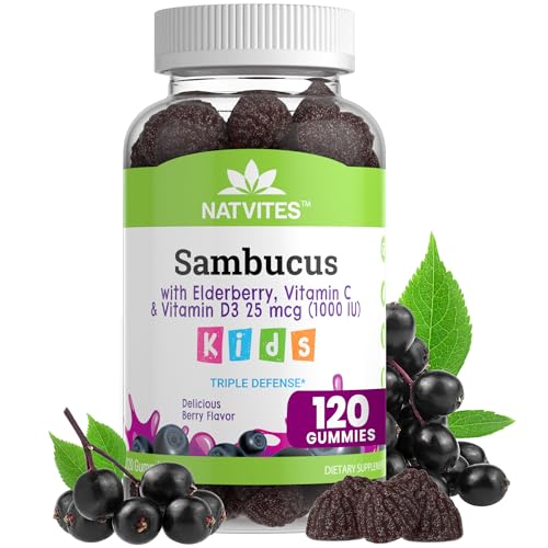 immune support elderberry gummies for children