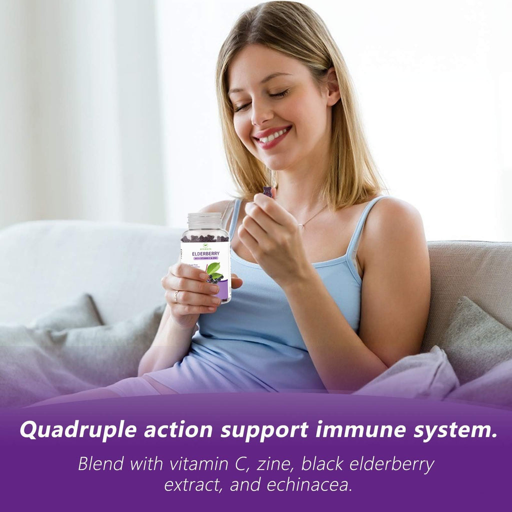 immune support elderberry gummies for children