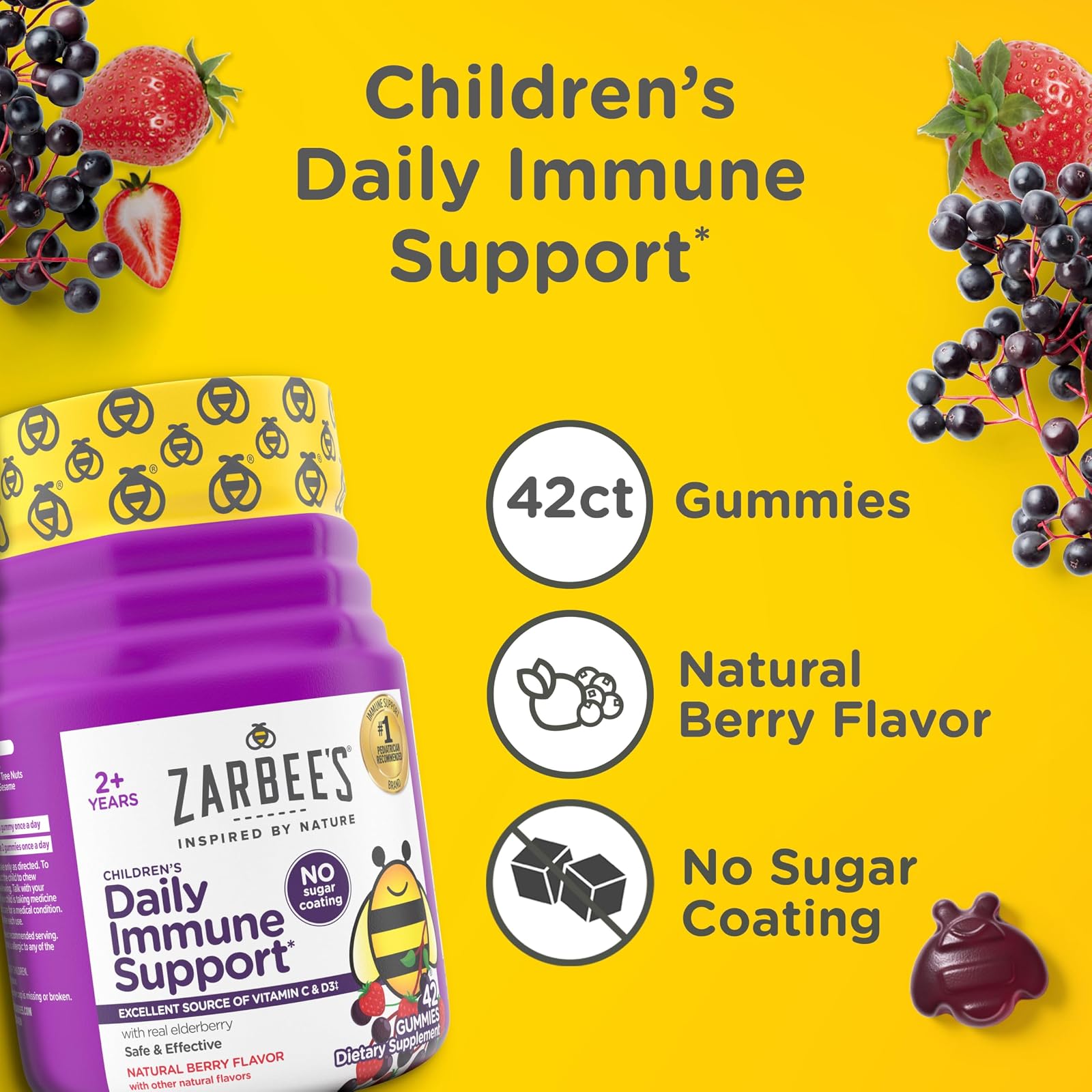 immune support elderberry gummies for kids