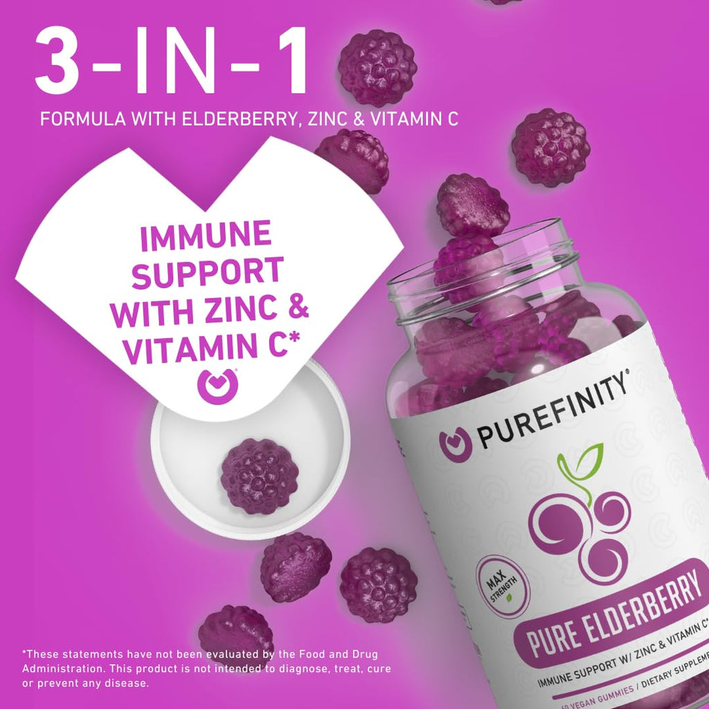 immune support elderberry gummies for wellness