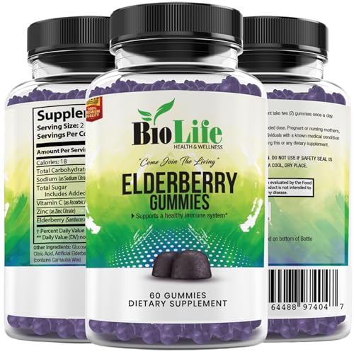 immune support elderberry gummies with zinc