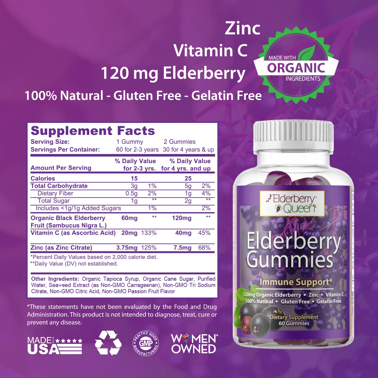 immune support elderberry gummies