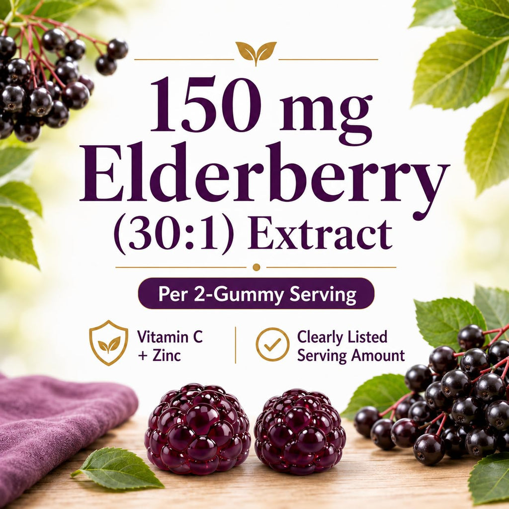 immune support elderberry gummies
