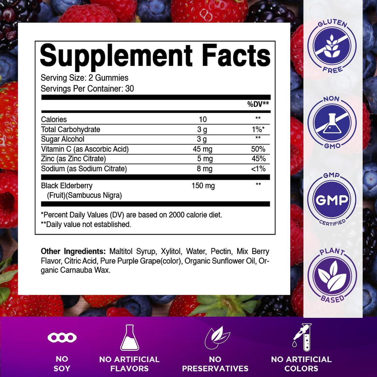 immune support elderberry gummies