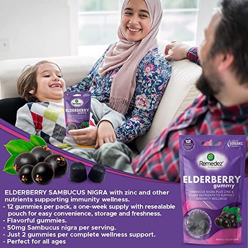 immune support elderberry gummy chews