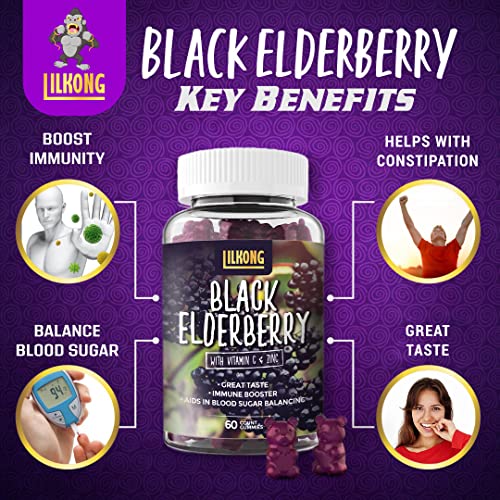 immune support elderberry gummy pack