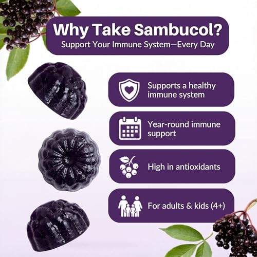 immune support elderberry gummy pack