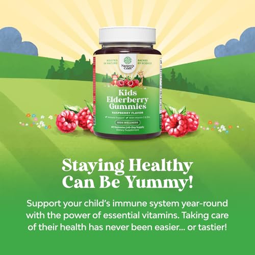 immune support elderberry gummy supplement