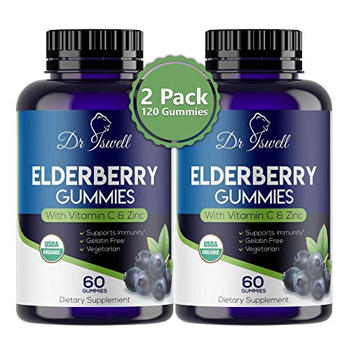 immune support elderberry gummy supplement