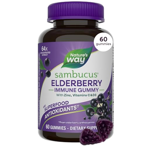 immune support elderberry gummy supplements