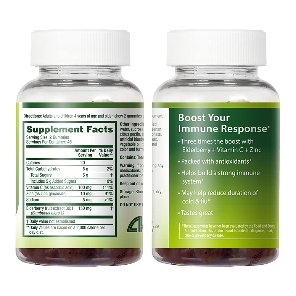 immune support elderberry gummy vitamins