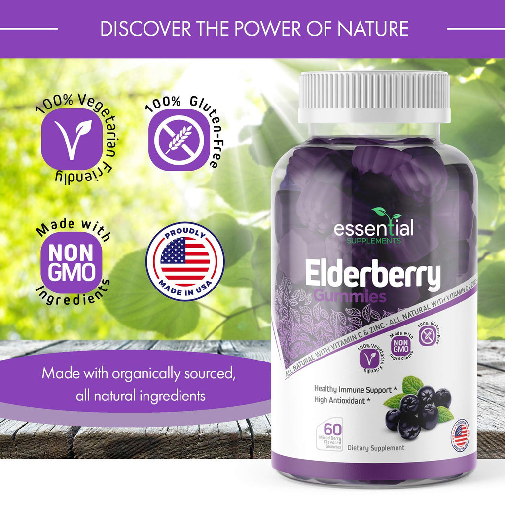 immune support elderberry gummy vitamins