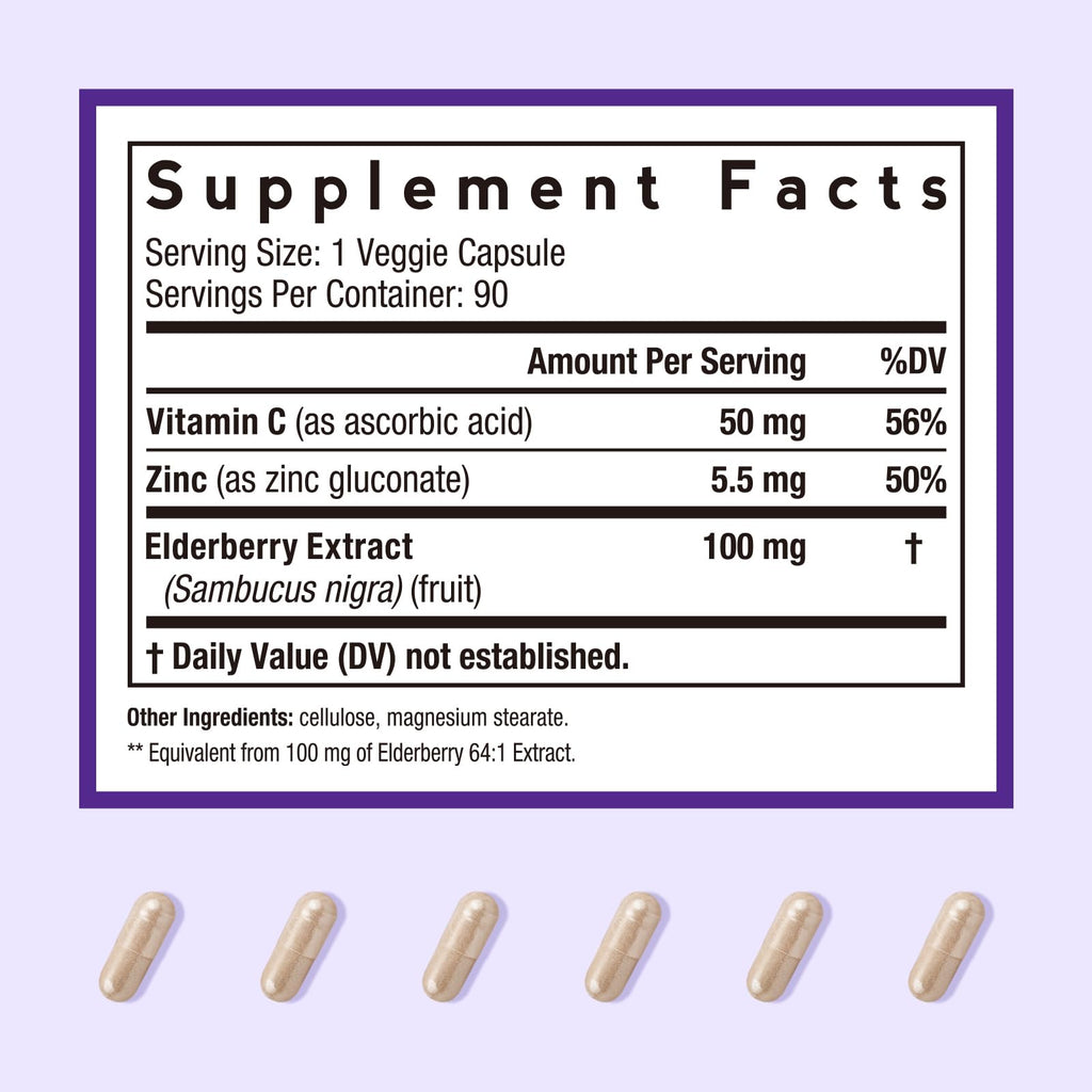 immune support elderberry supplement