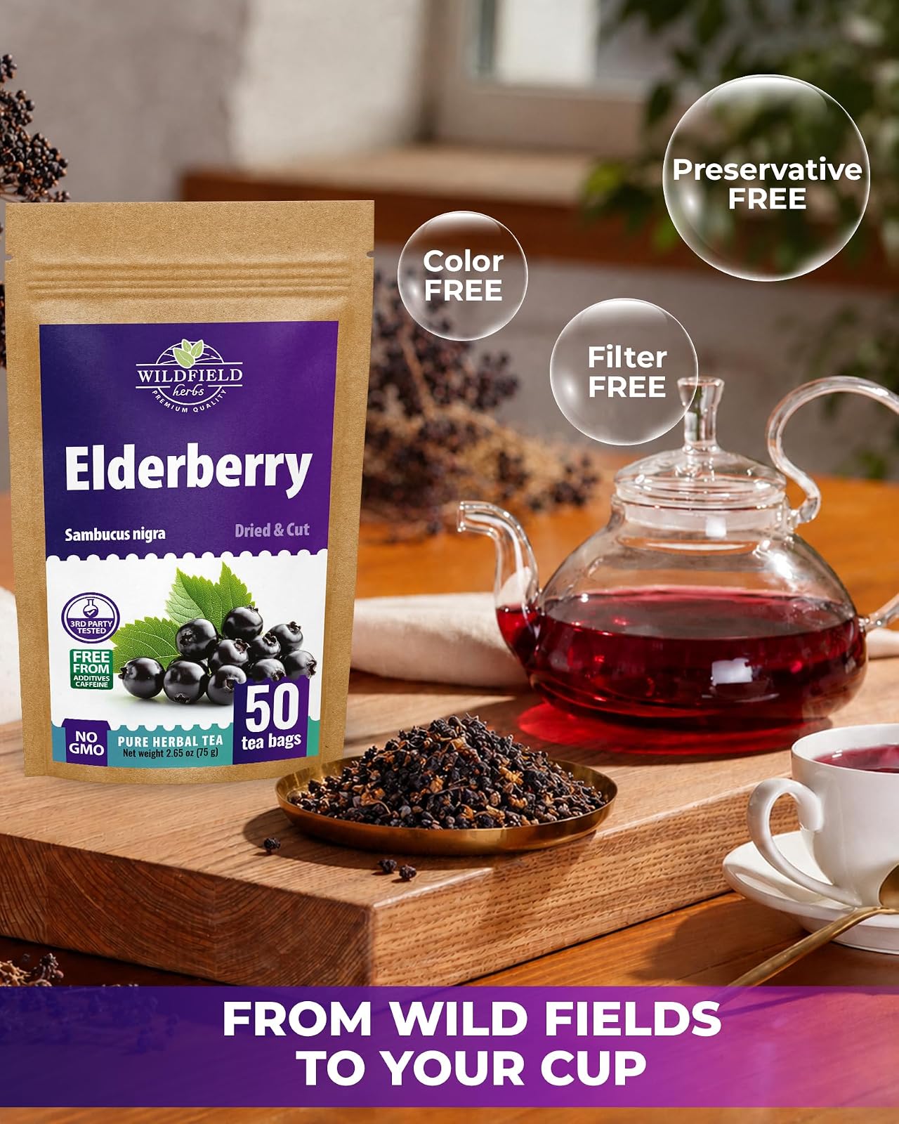 immune support elderberry tea