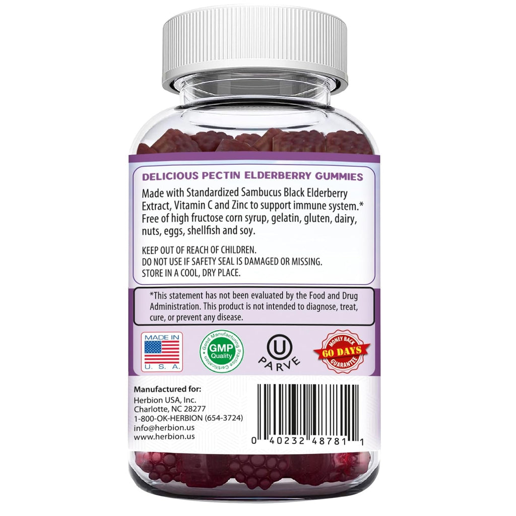 immune support elderberry vitamin C gummies