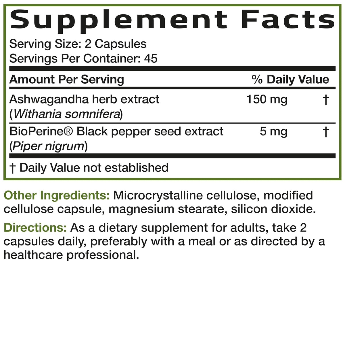 immune support from Bronson Ashwagandha