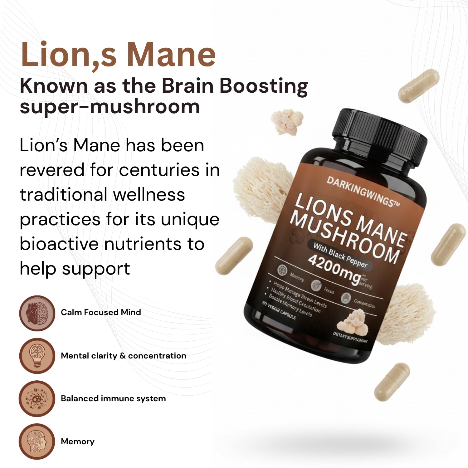 Immune support from Lion's Mane