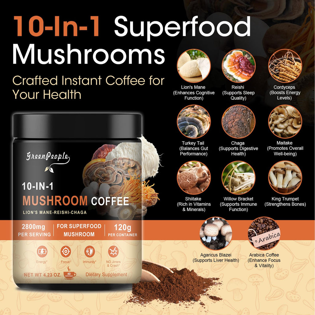 immune support from mushroom coffee