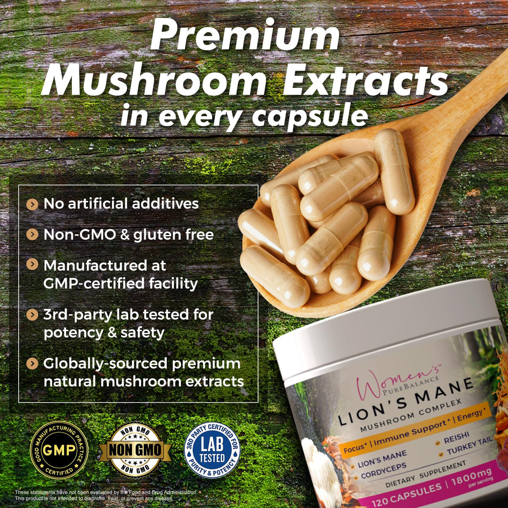 Immune support from mushroom supplements