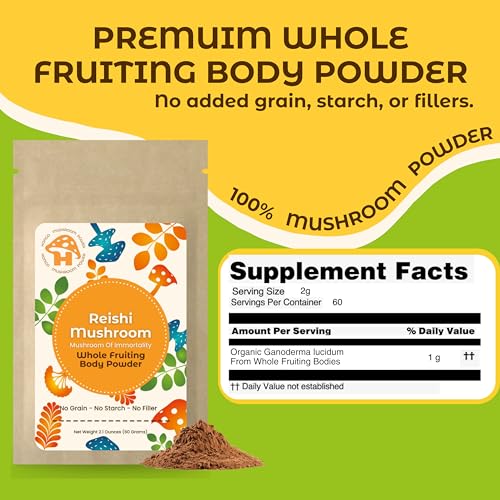 Immune support from premium Reishi mushrooms