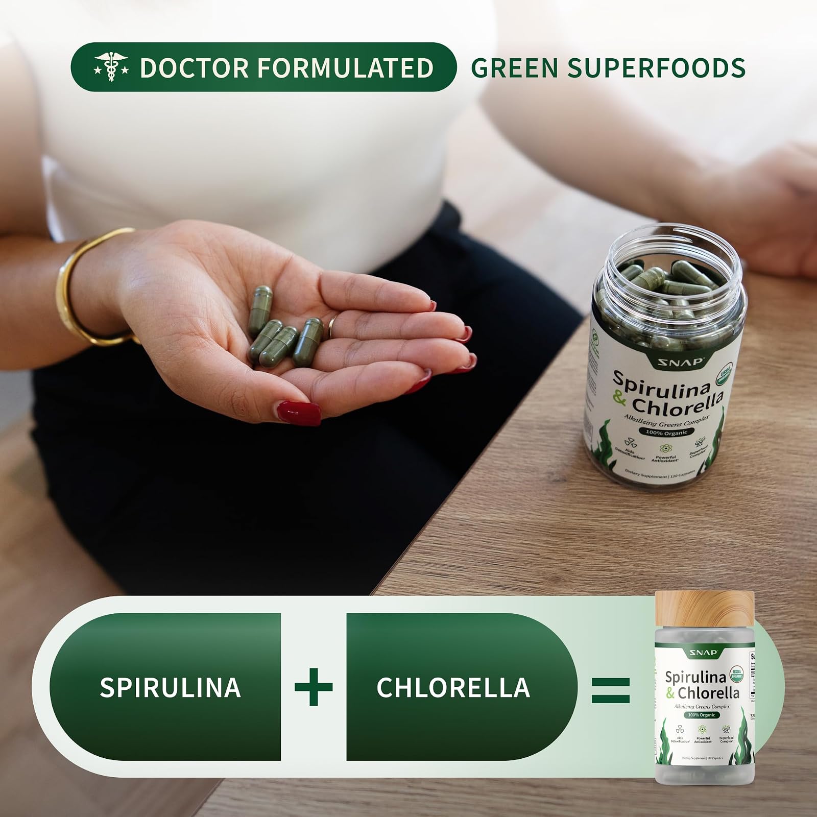 immune support from spirulina & chlorella
